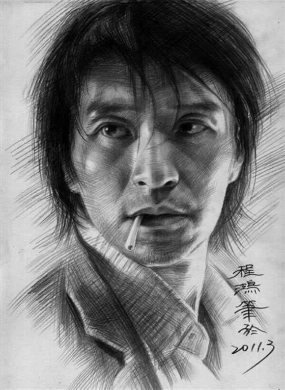 明星肖像素描图片范冰冰素描画明星人物素描图片大山谷图库